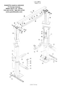 Ben Pearson Lift Parts and Breakdowns – Panzitta Sales & Service