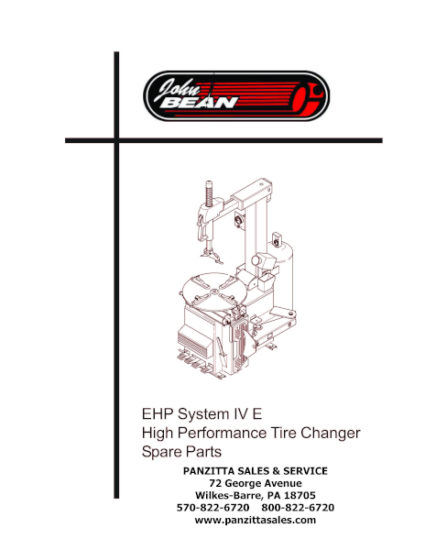 Snap-on / John Bean EHP System IV E Parts – Panzitta Sales & Service