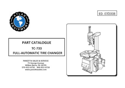Atlas Tire Changer Parts and Breakdowns – Panzitta Sales & Service